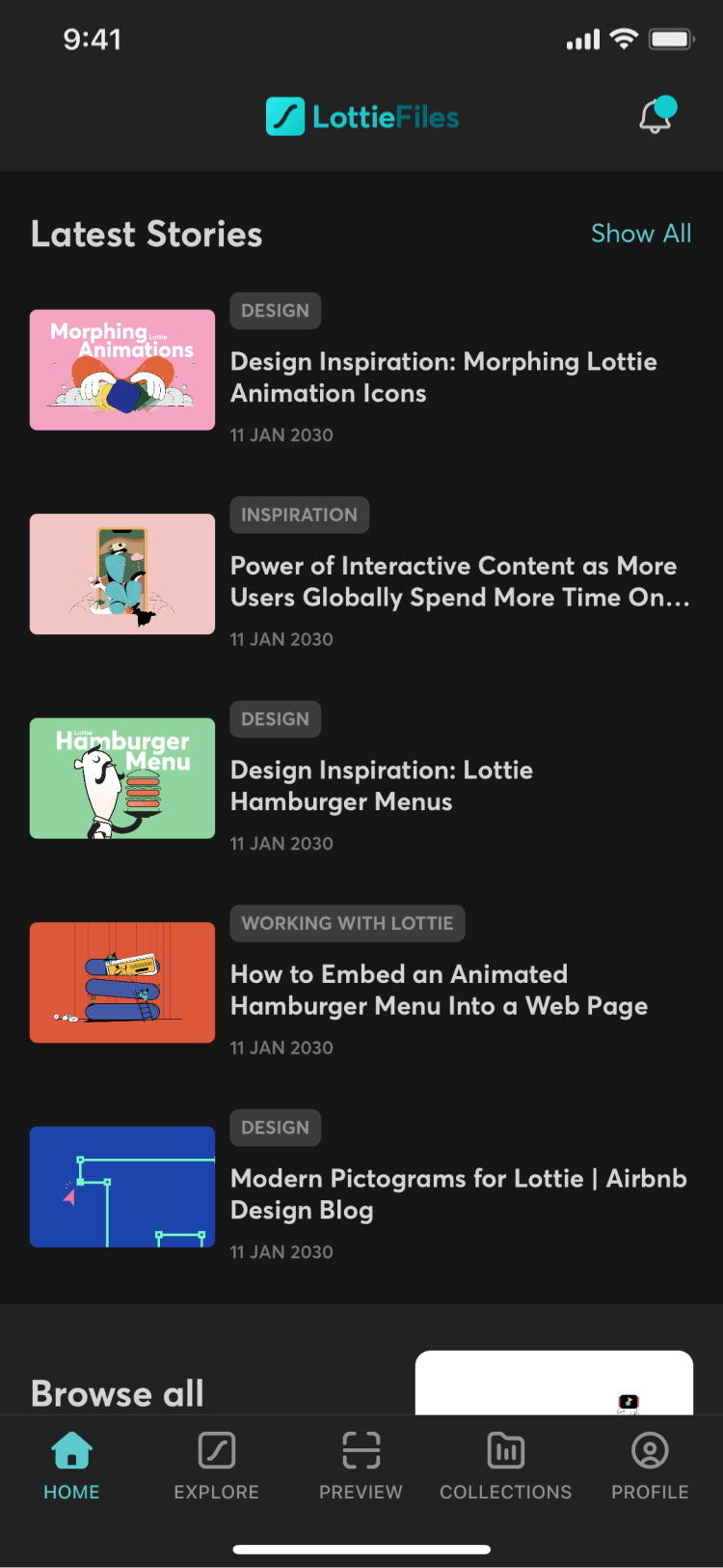 LottieFiles Mobile App